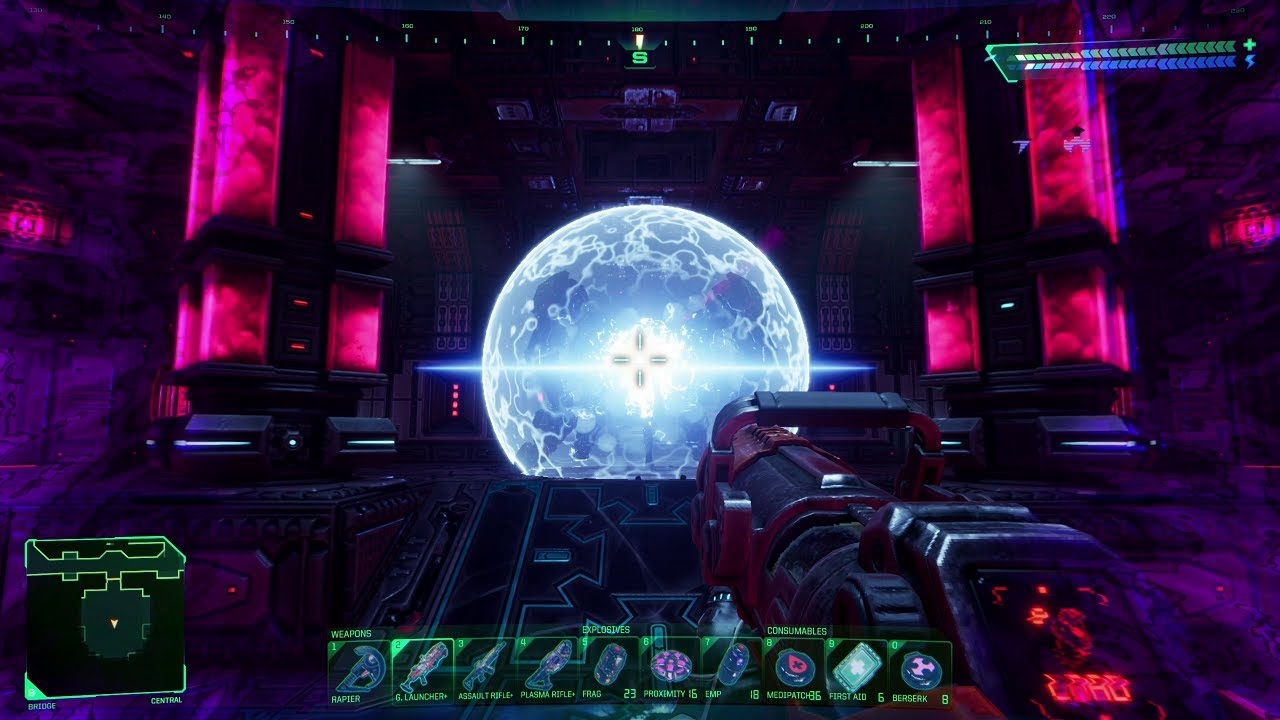 System Shock Remake Bridge Cortex Reaver Isolinear Chip - YouTube