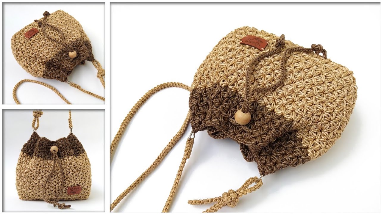 SUPER EASY BEAUTIFUL CROCHET BAG TUTORIAL FOR BEGINNERS - YouTube
