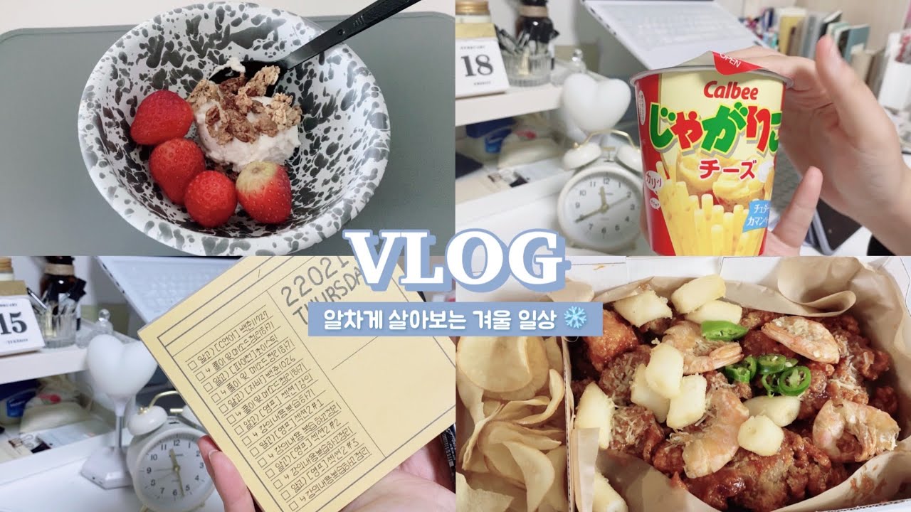 왜요 제가 장학금 받은 사람 같나요 ️ 컴공 대학생 일상 Vlog 💻 대세 치킨 먹고 🍗 운동하고 코딩하고 플래너 쓰고 푸딩