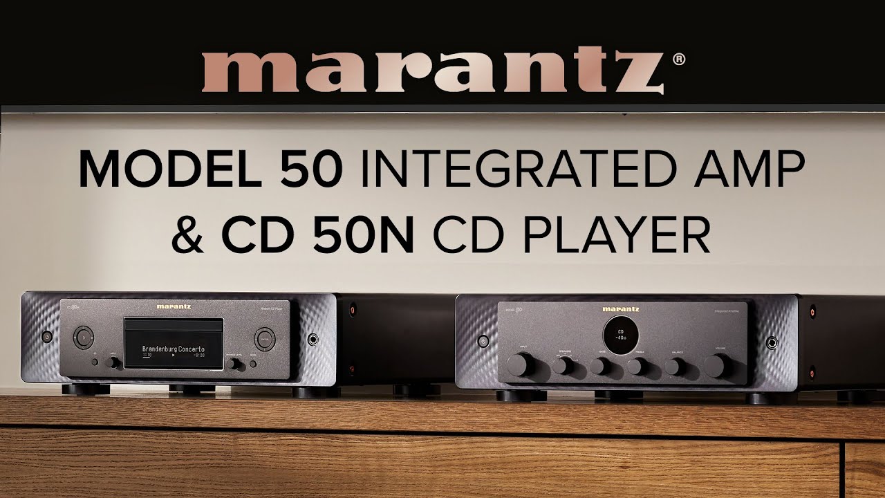 Marantz Model 50 Integrated Amp & CD50n CD Player/Music Streamer - WARM & Natural Sound! - YouTube