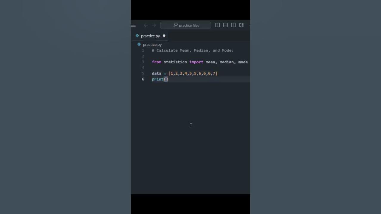 Calculate Mean Median Mode Python Pythonprogrammingcodinglearnpython Pythonforbeginners 6766