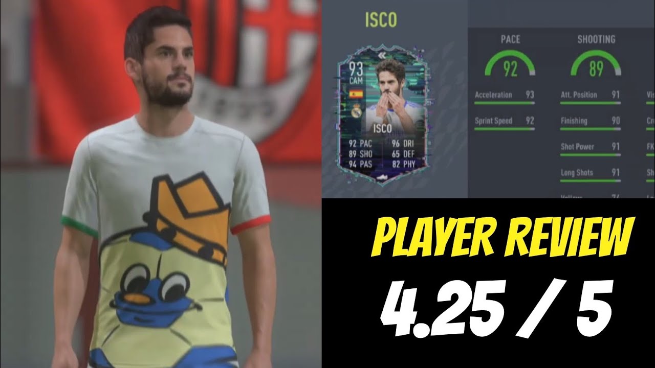 ISCO (93) FLASHBACK ! PLAYER REVIEW | FIFA 22 ULTIMATE TEAM - YouTube