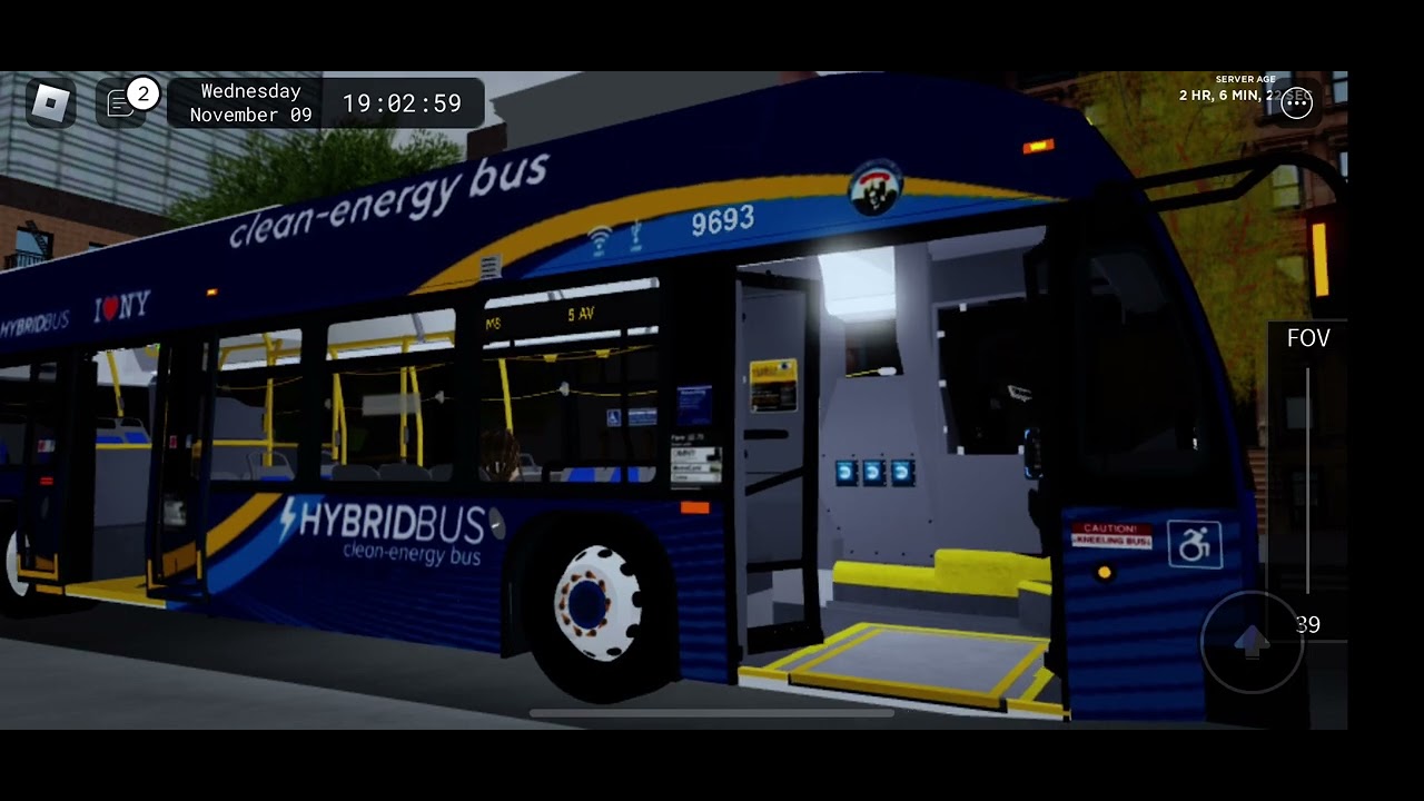 LFS HEV M8 bus Action at East 9th street & Avenue A. - YouTube