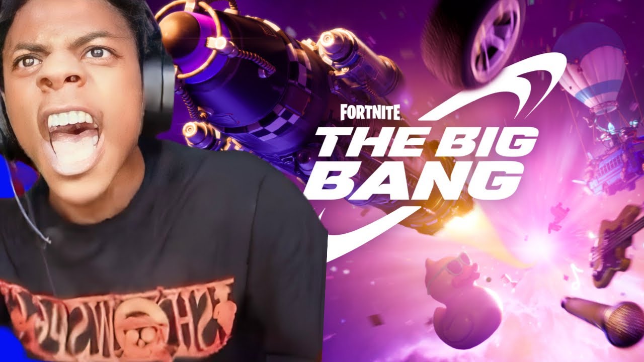 IShowSpeed Big Bang Fortnite Event Live (FULL VIDEO) - YouTube