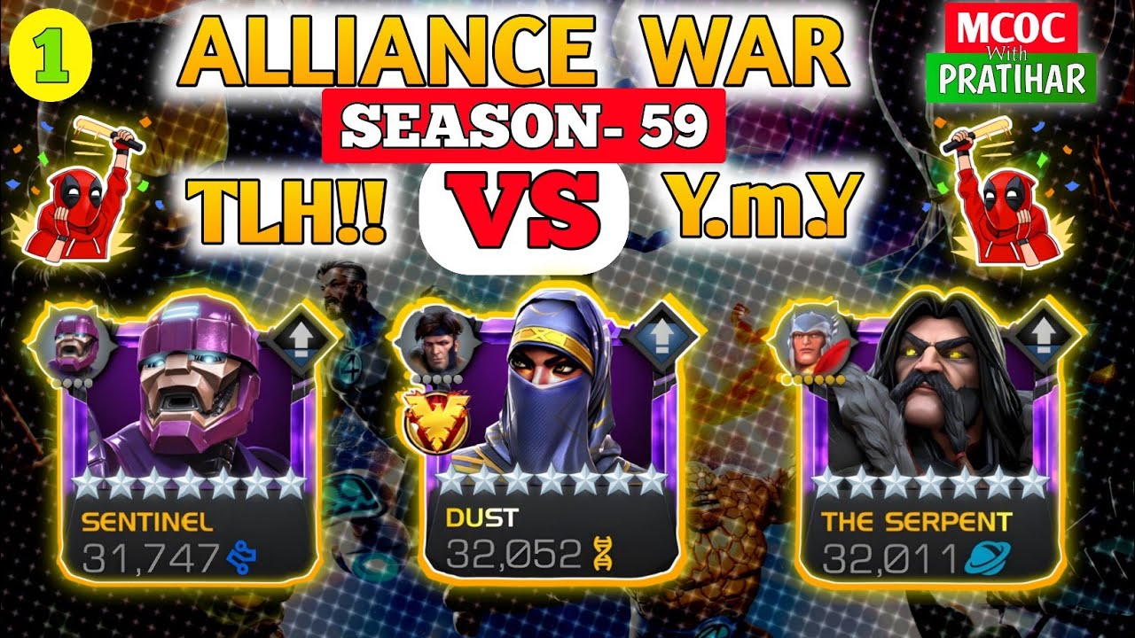 Evil Rank 4 Domino / Alliance War Season 59 / War No- 1 / AW Path 9 ...