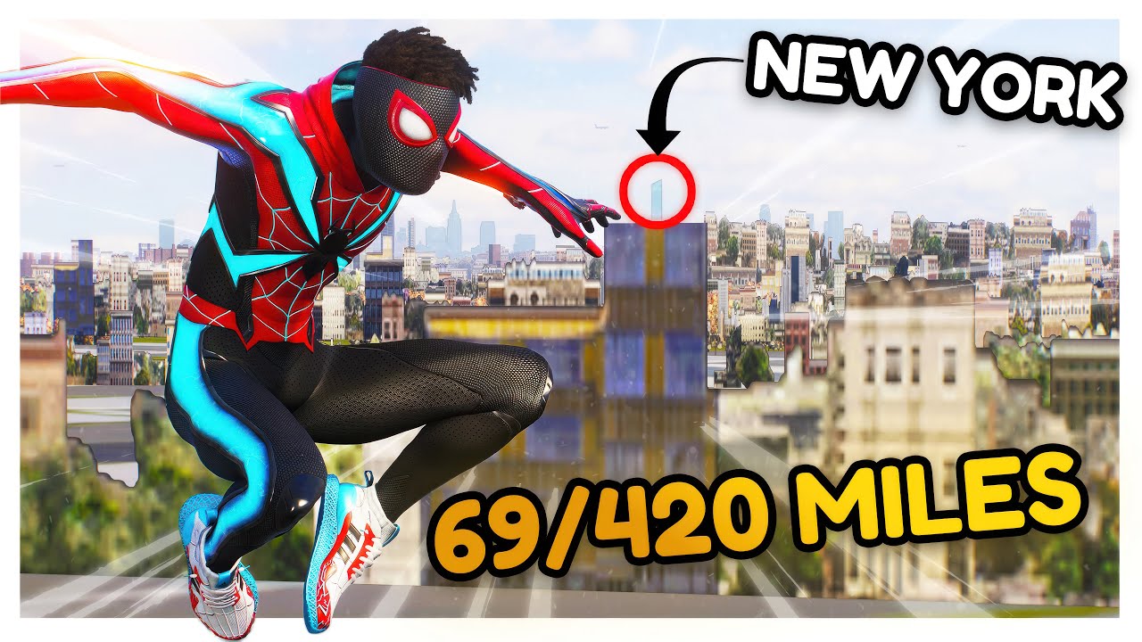 I Traveled 420 MILES Outside The Map in Spider-Man 2 | Spider-Man 2 ...