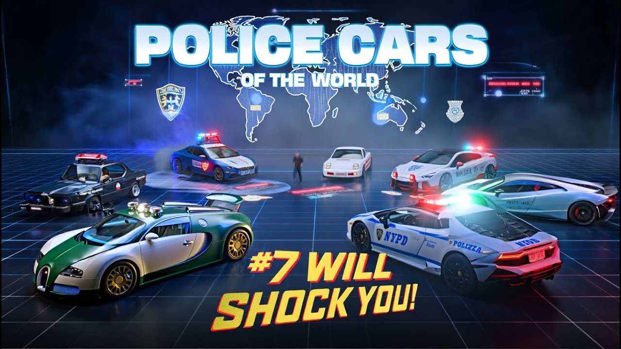 The Evolution of Police Cars 🌍 | 12 Countries, 12 Unique Patrol Beasts ...