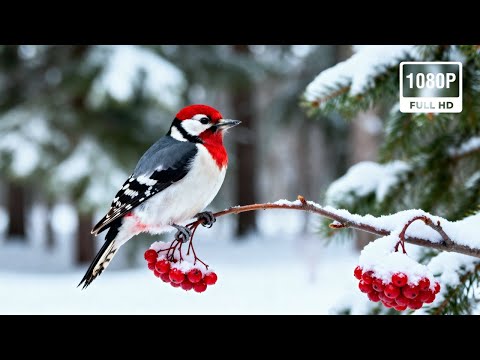 Soft Winter Bird Sounds 🕊️ Relaxing Music for Sleep, Peace & Calm Mind