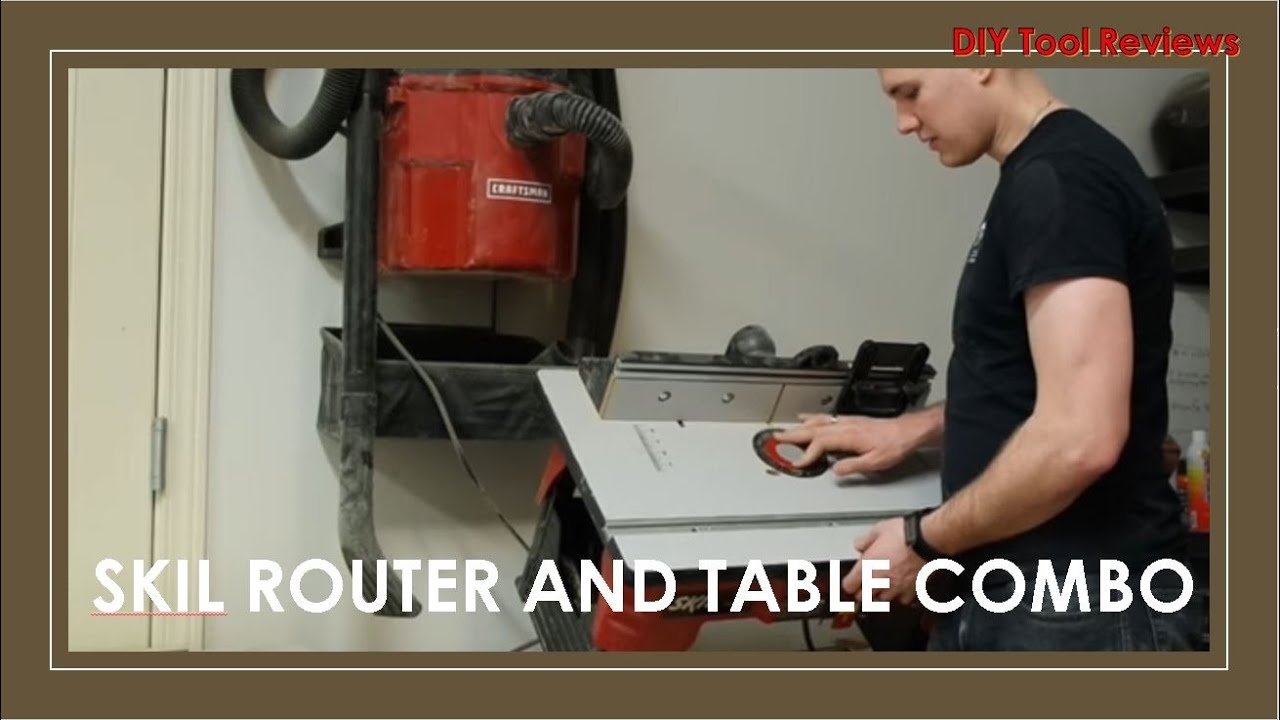 Skil router and table combo - YouTube