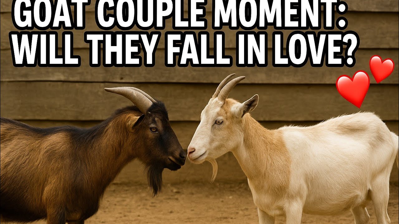 Goat Couple Moment: Will They Fall in Love? 💕🐐 ️ ️ ️ ️ ️ ️ - YouTube