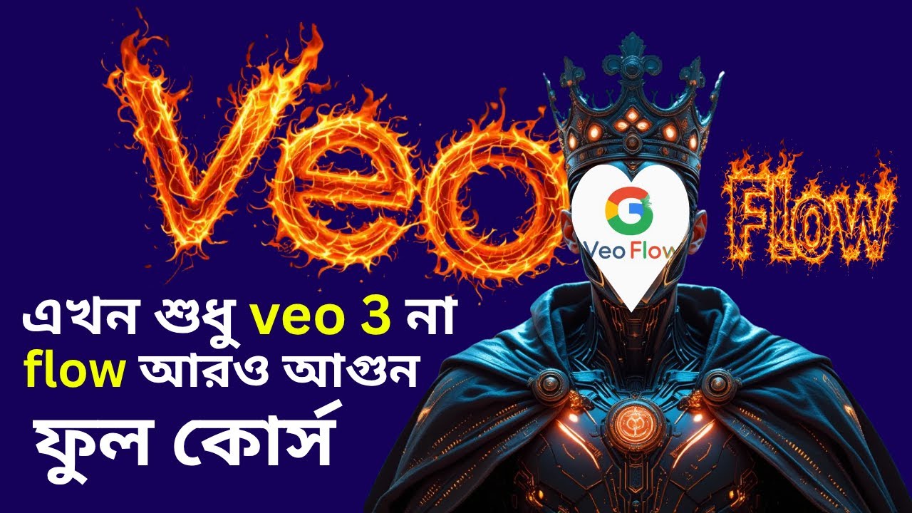 Veo 3 দিয়ে ভিডিও বানান মাত্র ১ মিনিটে 🔥 | veo 3 flow | Complete A to Z ...