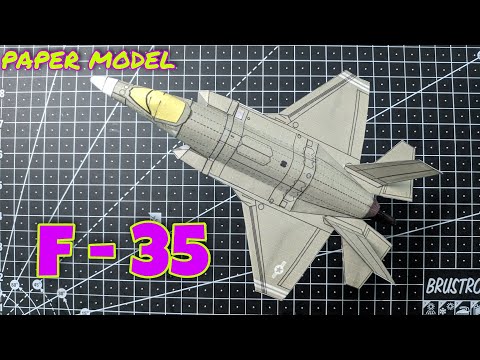 How to make F-35 | paper model