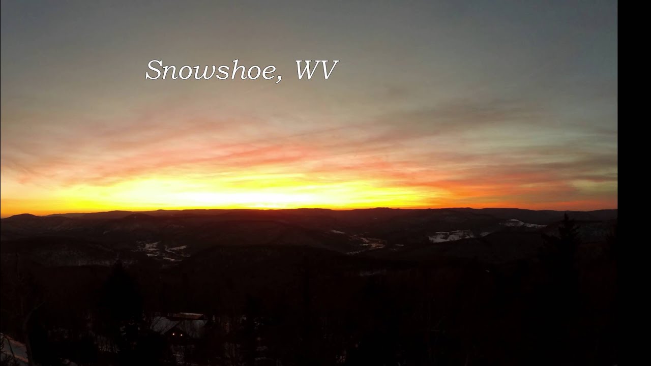 Snowshoe Sunset Time Lapse - YouTube