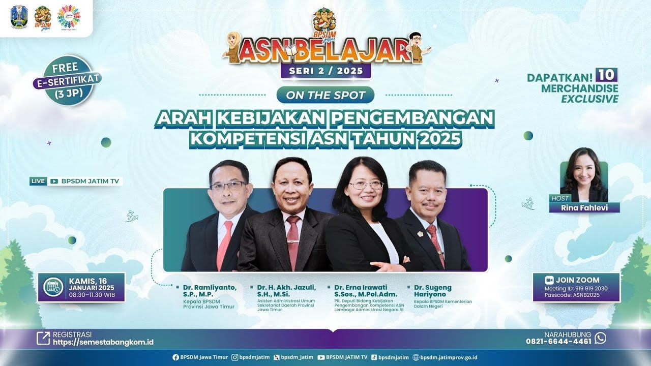 ASN Belajar Seri 2 | 2025 - Arah Kebijakan Pengembangan Kompetensi ASN ...