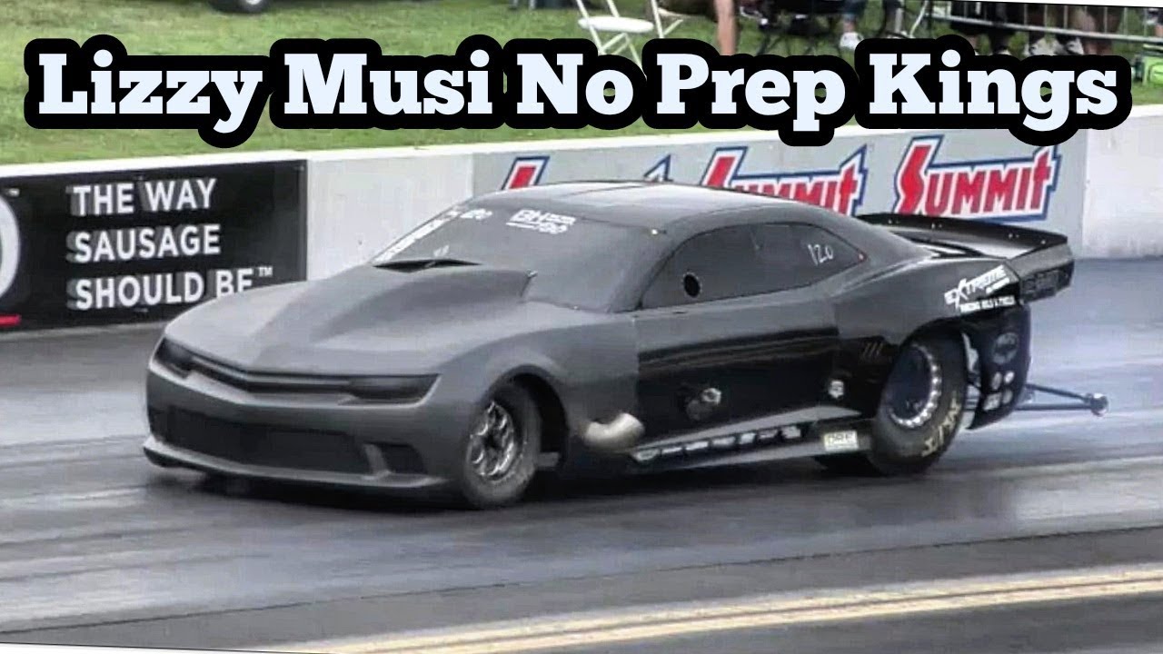 Lizzy Musi in the AfterShock Nitrous Camaro at Maple Grove No Prep ...