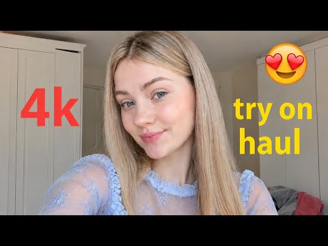 4K Micro Bikini Try On Haul - Transparent Lingerie & See-through Fashion Dresses With Me 