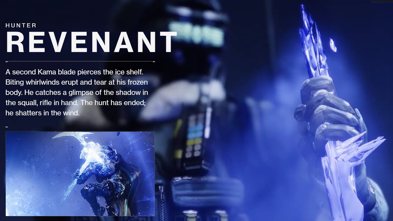 Revenant | Hunter Stasis Subclass | Destiny 2 - YouTube