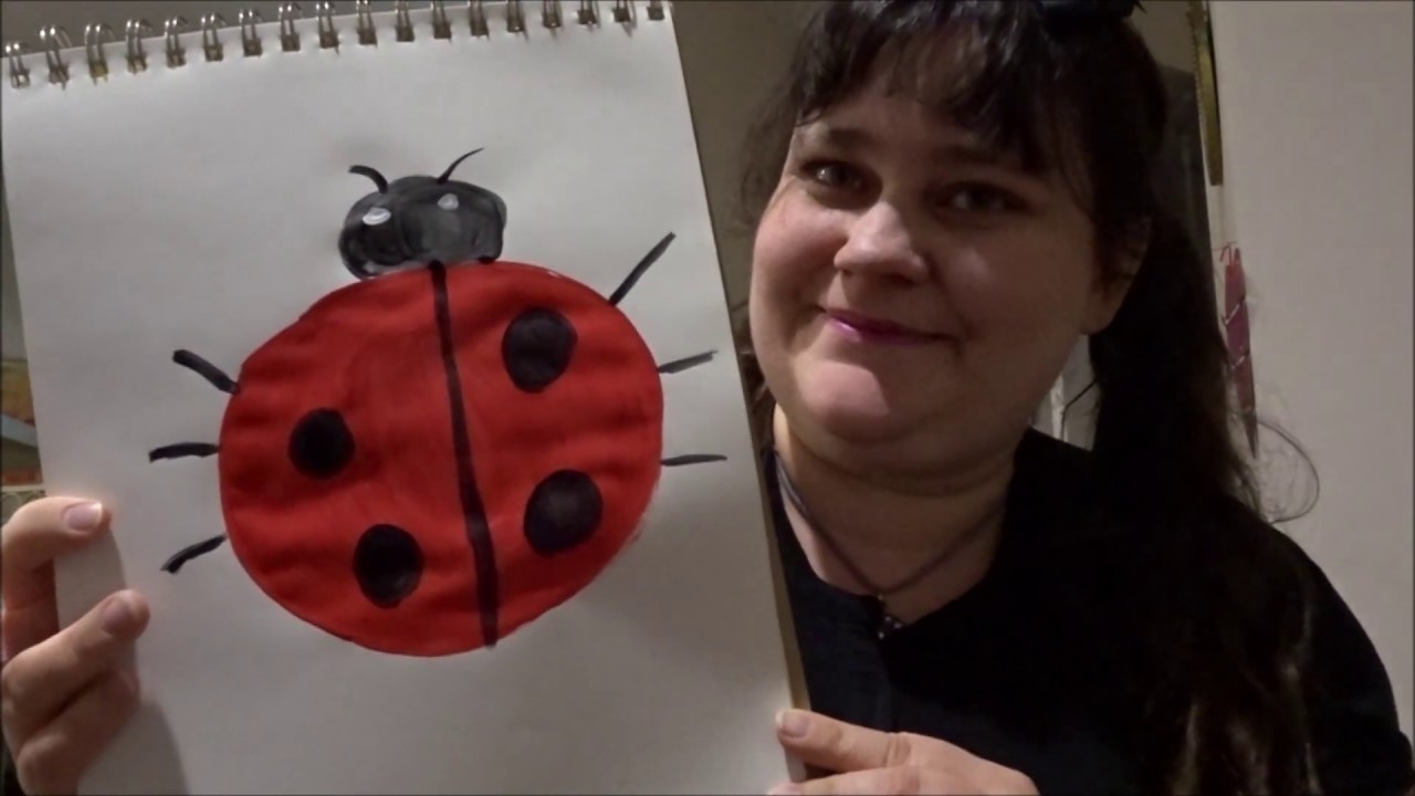 How to Paint a Ladybug - YouTube