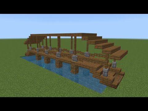TUTORIAL MINECRAFT -COMO CONSTRUIR UMA PONTE MEDIEVAL - YouTube