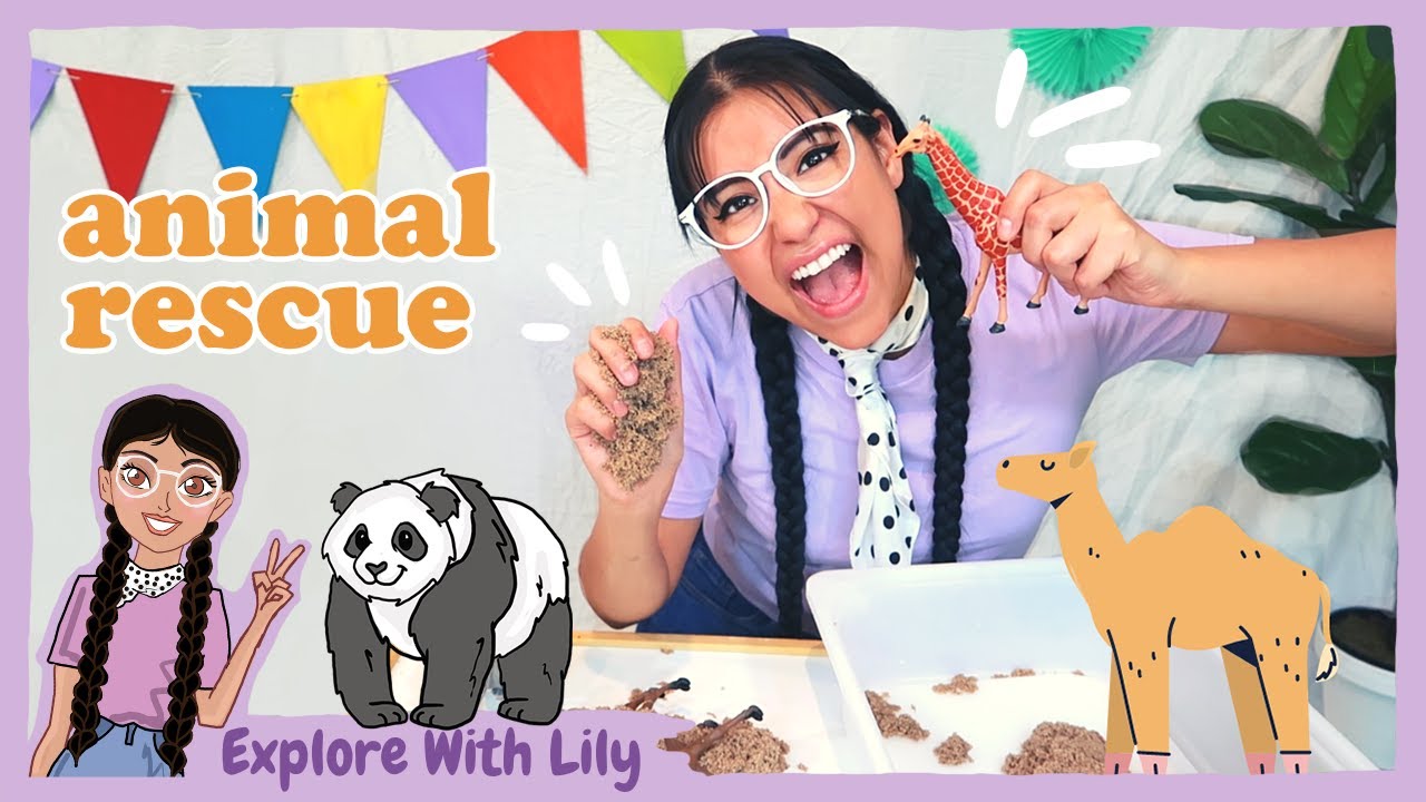 Animal Rescue for TODDLERS and PRESCHOOLERS // Learning about animals ...