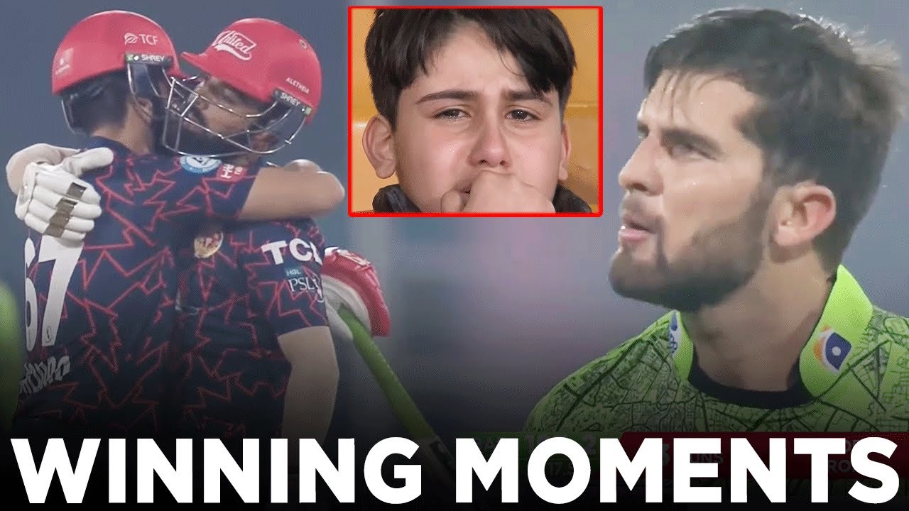 Winning Moments | Lahore Qalandars vs Islamabad United | Match 1 | HBL ...