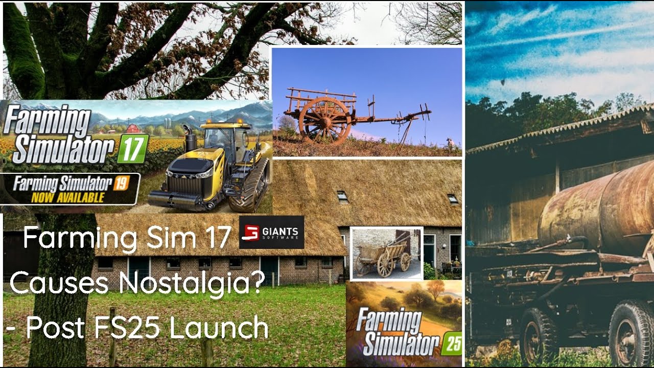 Brief look at farming sim 17 from 8 years ago - YouTube