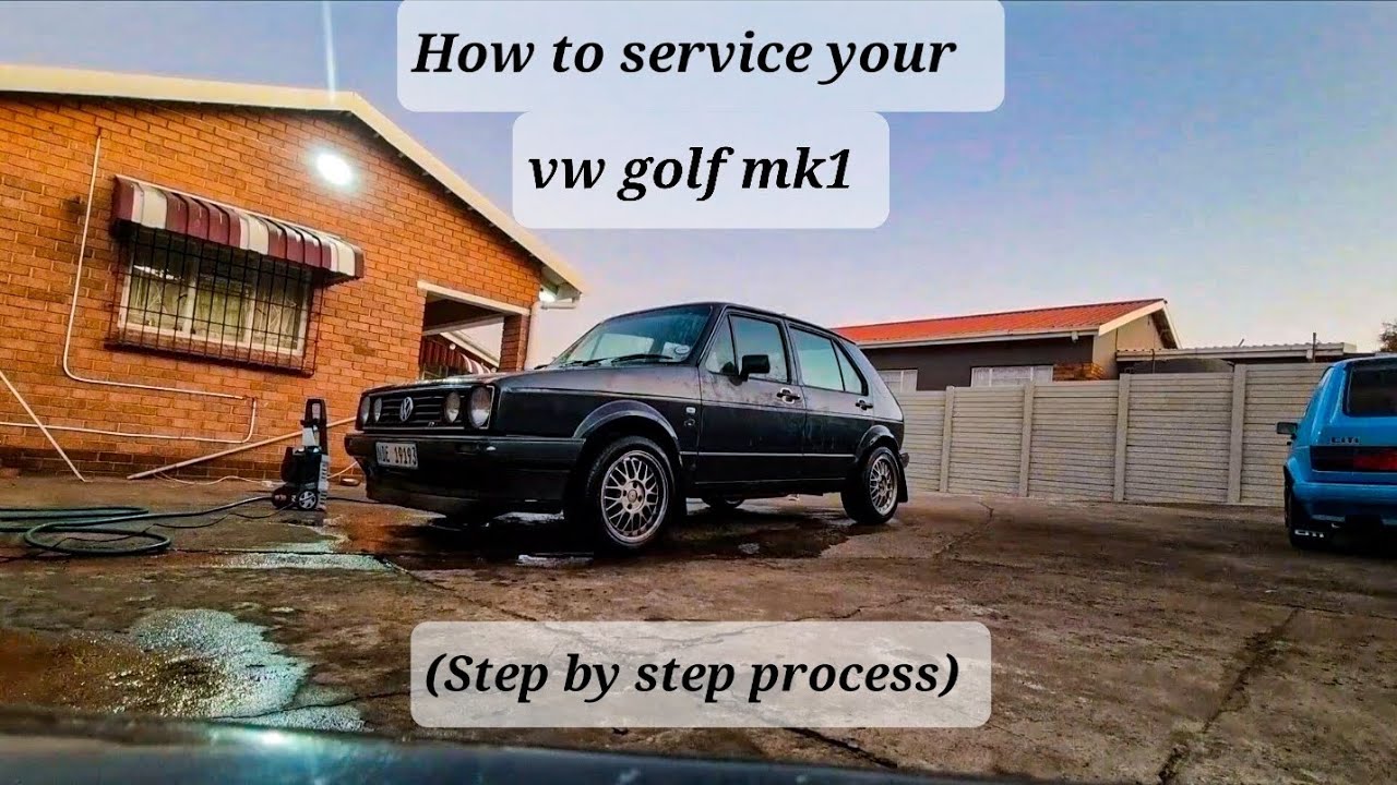 How to service your VW golf mk1 (step by step process) - YouTube
