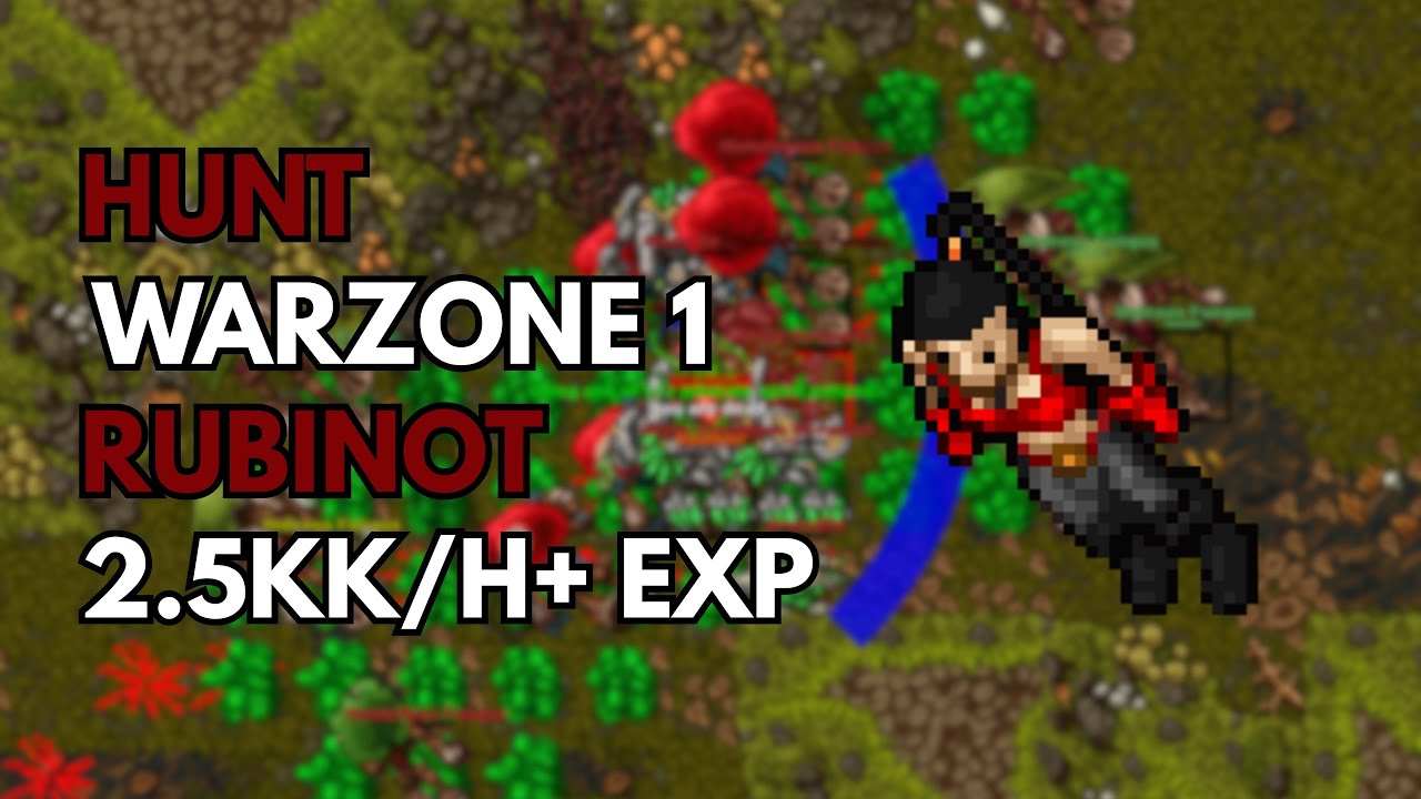 Rubinot | Hunt RP 572 - Warzone 1 500k/H+ Profit 3.5kk/H+ Raw Exp - YouTube