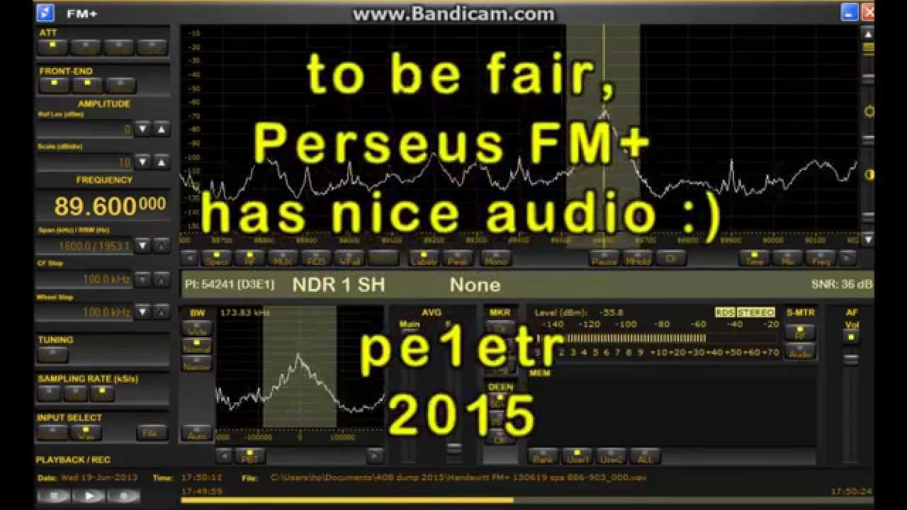 FM+ versus HDSDR with RDS Spy parte dos - YouTube