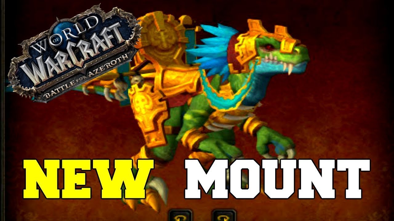 Gilded Ravasaur, Seabraid Stallion NOW LIVE | Battle for Azeroth ...