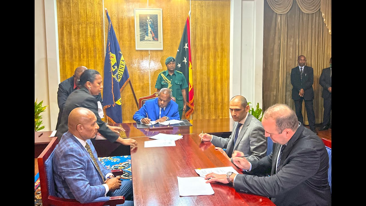 Wafi-Golpu Joint Venture partners thank PM Marape for agreement - YouTube