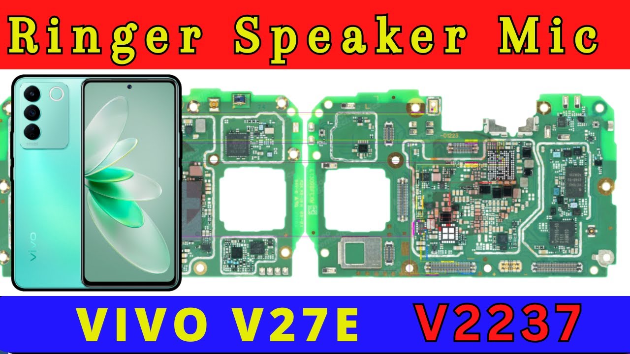 Vivo v27e v2237 Speaker / Buzzer / Ringer and Mic problem solution with ...