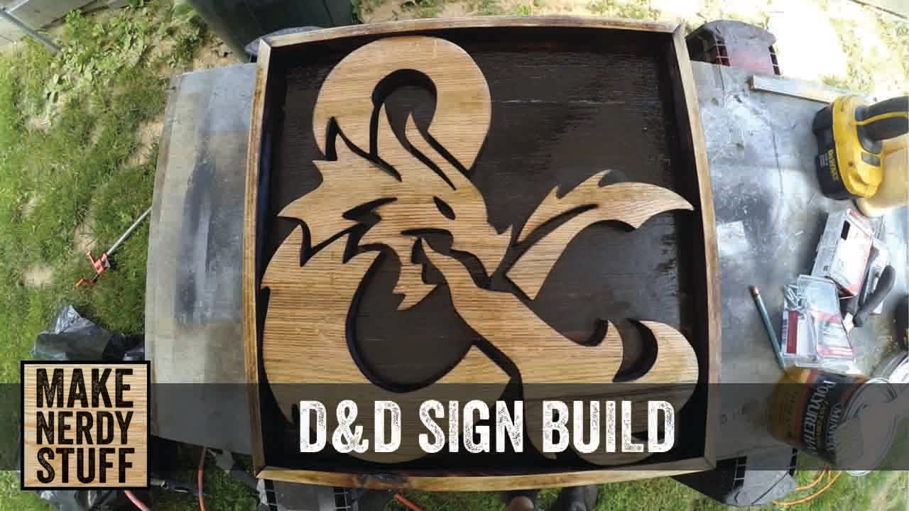 Making a Reclaimed Wood D&D Sign - YouTube