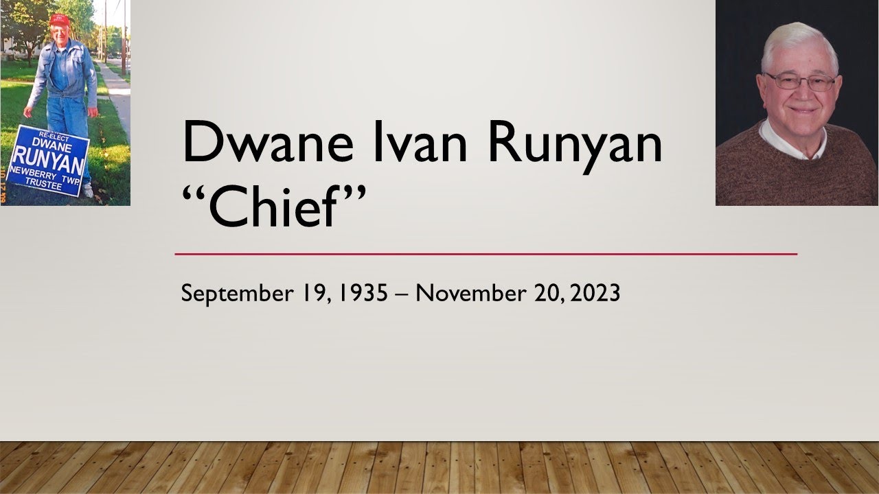 Dwane Runyan 1935 2023 - YouTube