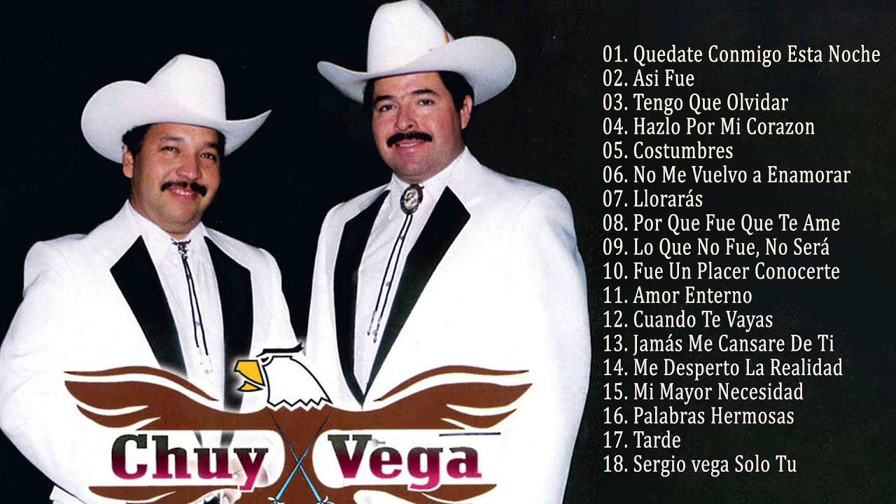 PUROS CORRIDOS VIEJITOS MIX- CHUY VEGA - 20 EXITOS DE CHUY VEGA - YouTube