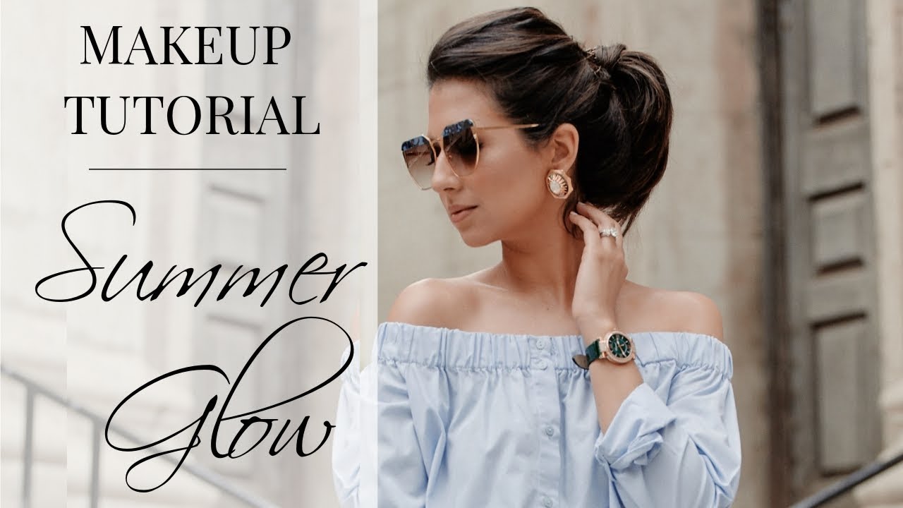 SUMMER GLOW 10 MINUTE MAKEUP | No Foundation Tutorial | JASMINA PURI ...
