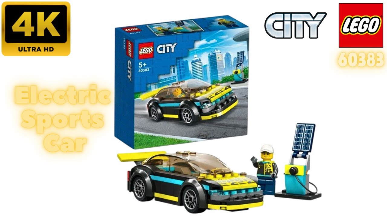 LEGO City 60383 Electric Sports Car. Unboxing (4K) - YouTube