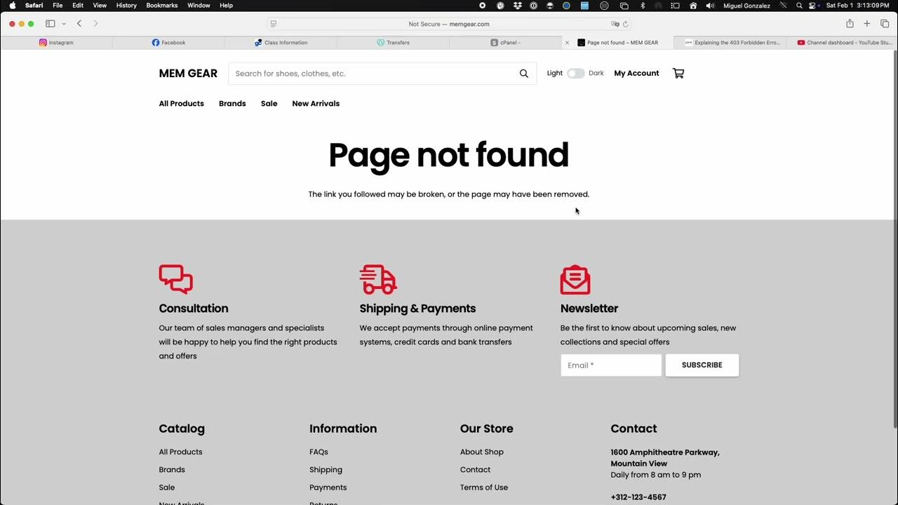 Godaddy CPanel Error - YouTube