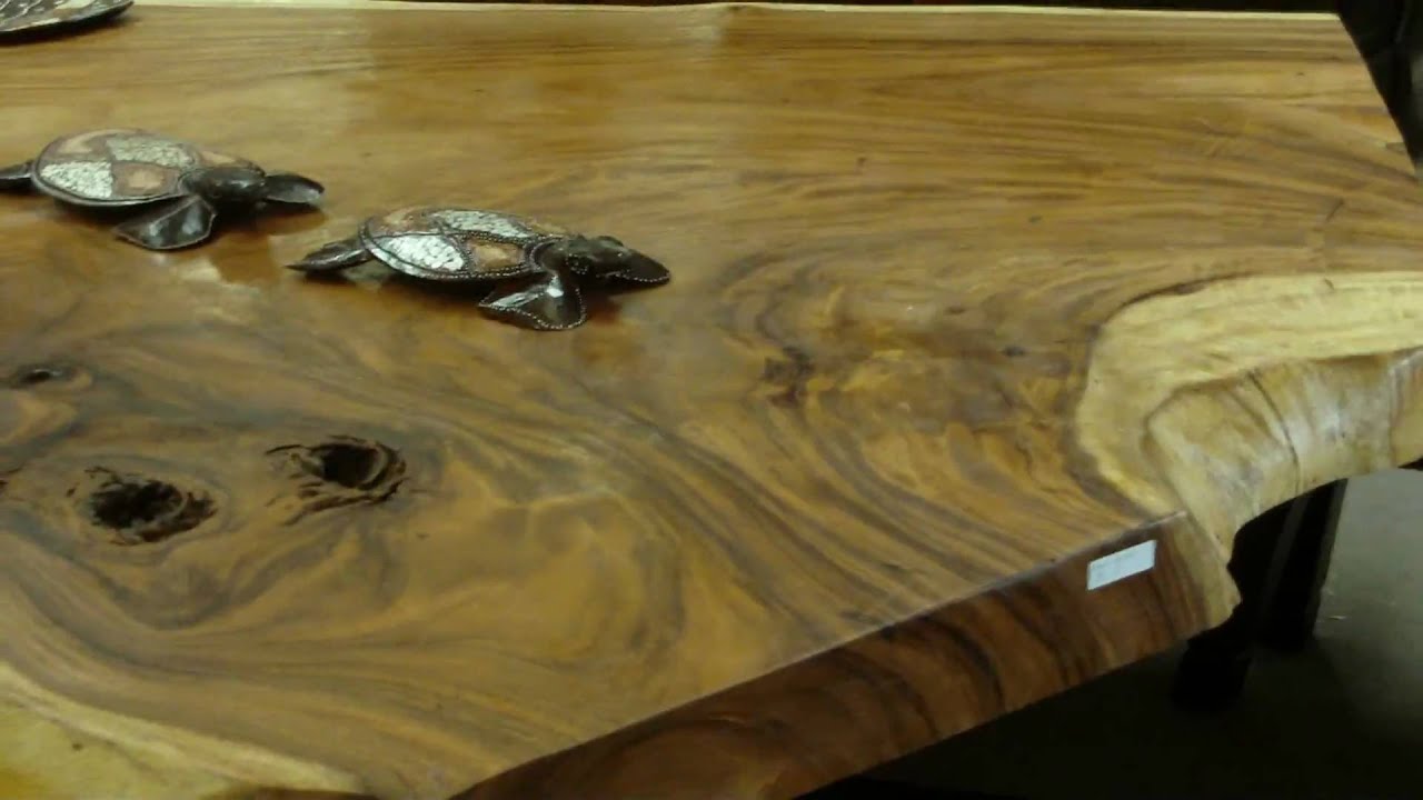 6 meter Long Amazing Timber table - YouTube
