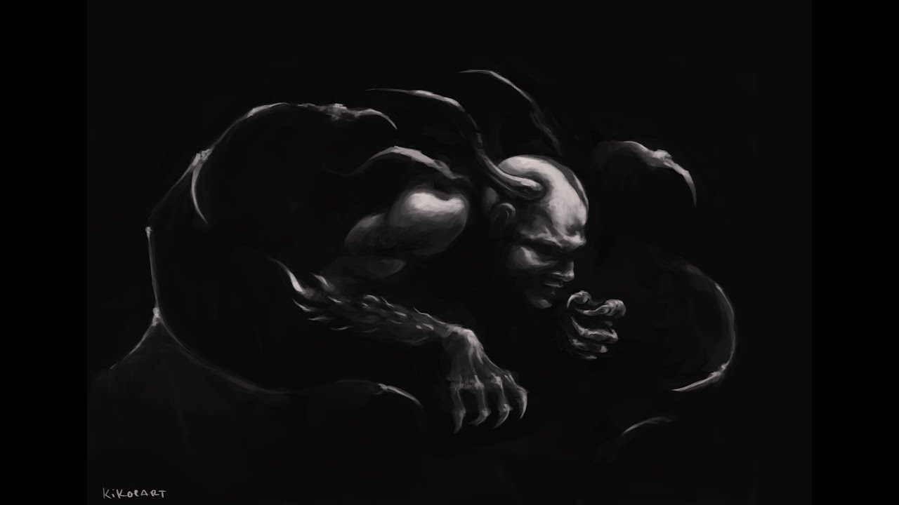 Demon crawl Gothic Painting Process - YouTube