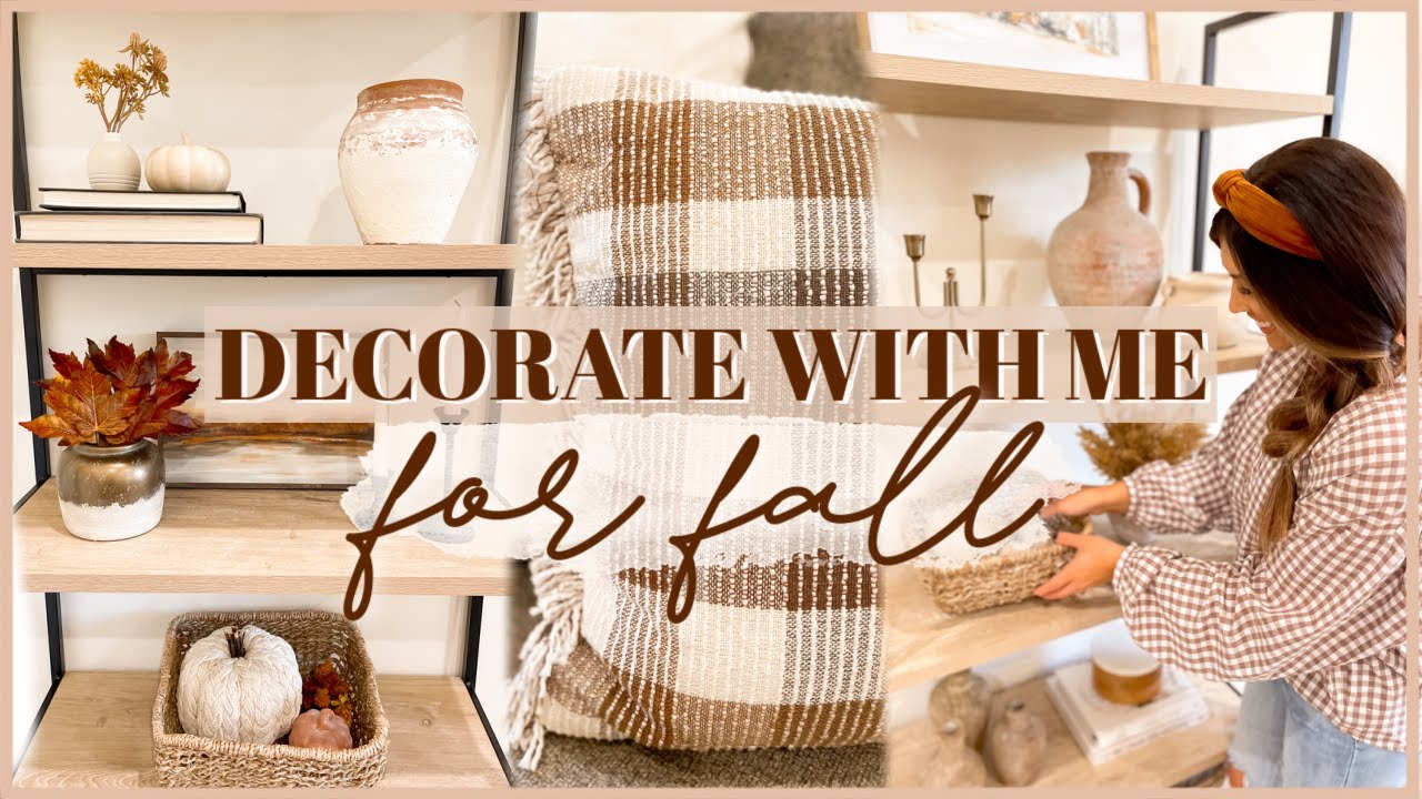 COZY FALL LIVING ROOM DECOR 🍂 | FALL DECORATE WITH ME 2022 - YouTube