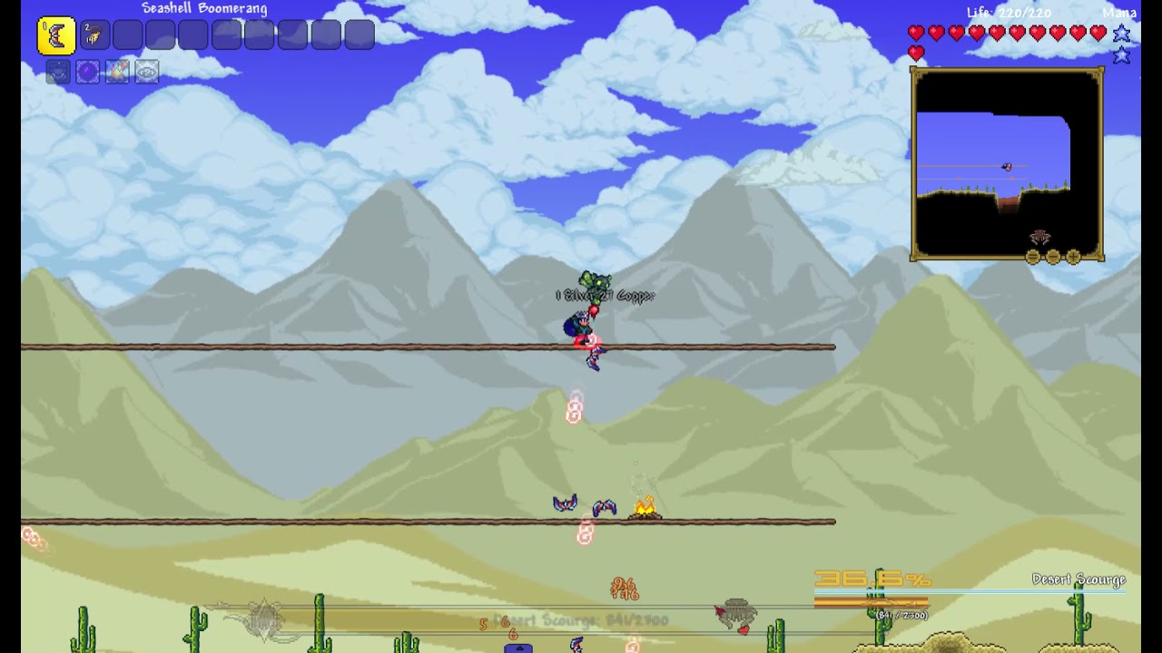 How to fight Desert Scourge - Calamity mod boss guides - YouTube