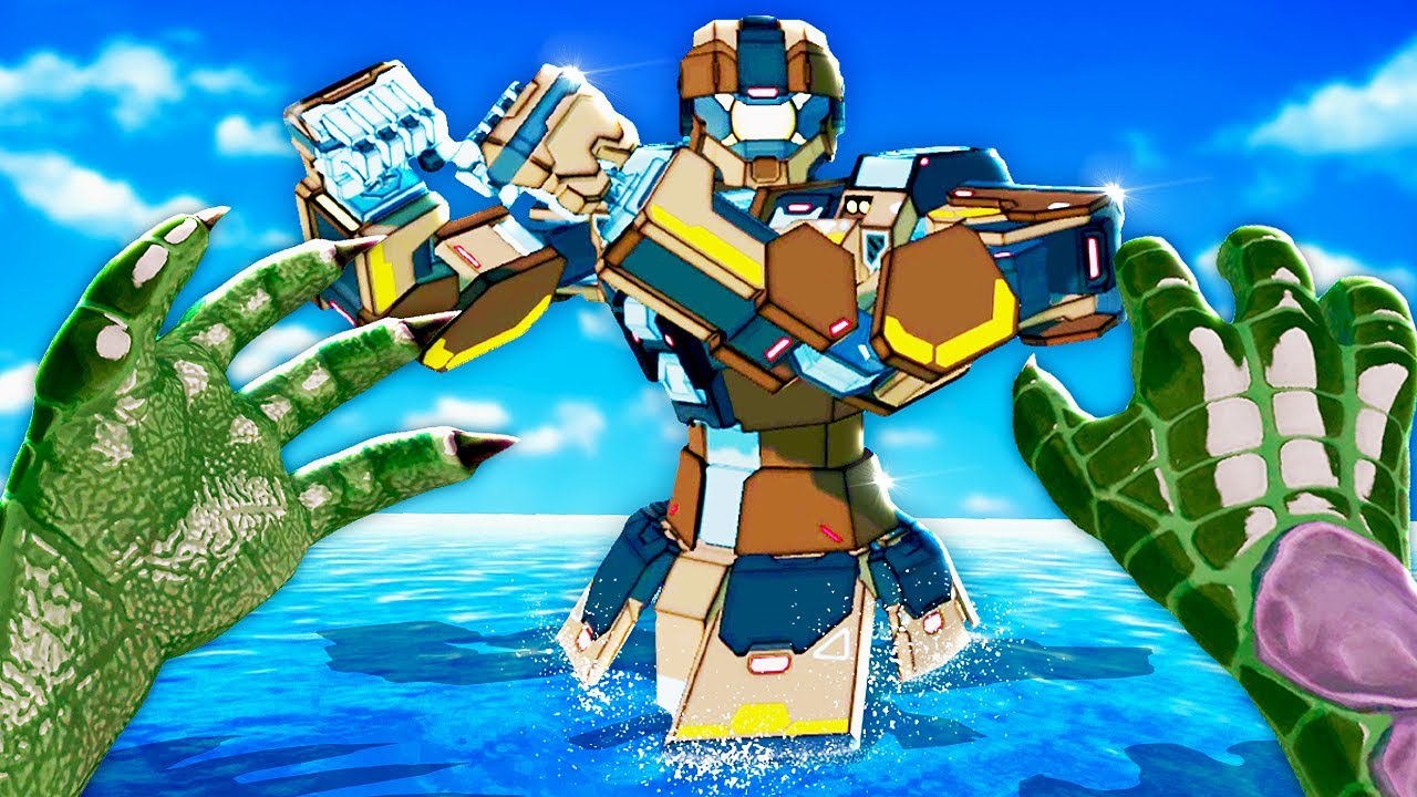 Playing as KAIJU MONSTER in VR (Monster Titans Playground Virtual ...