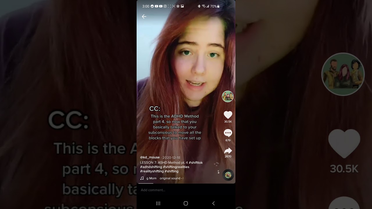 ADHD reality shifting method - YouTube