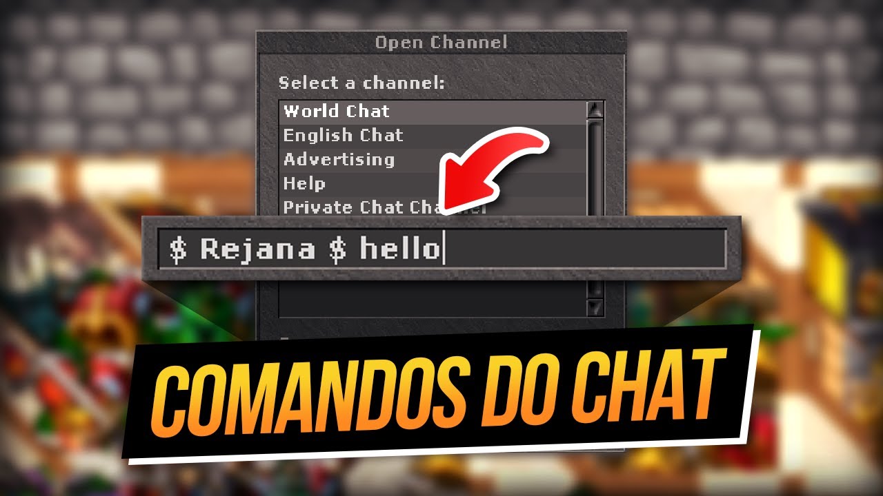 Comandos do CHAT que (quase) ninguém conhece no Tibia - YouTube
