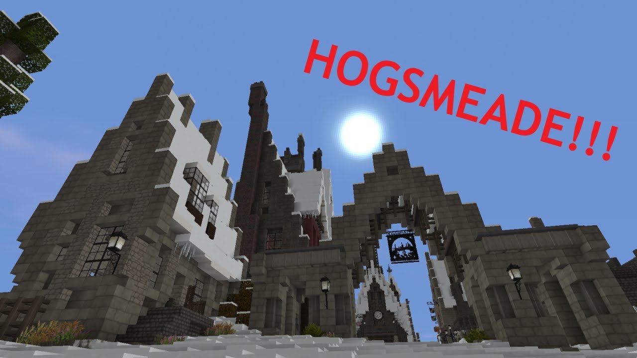 Hogsmeade! - Minecraft Gameplay from a Newbie - YouTube