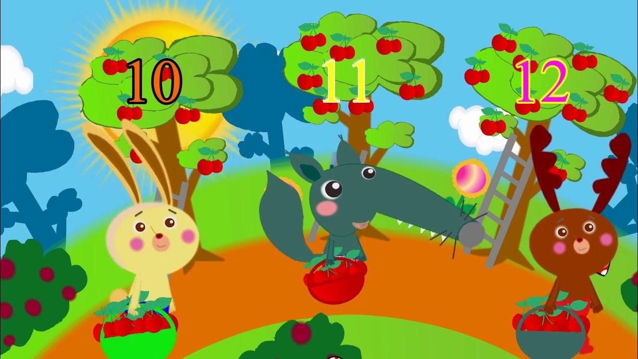 Comptine "1,2 3 nous irons au bois" - YouTube