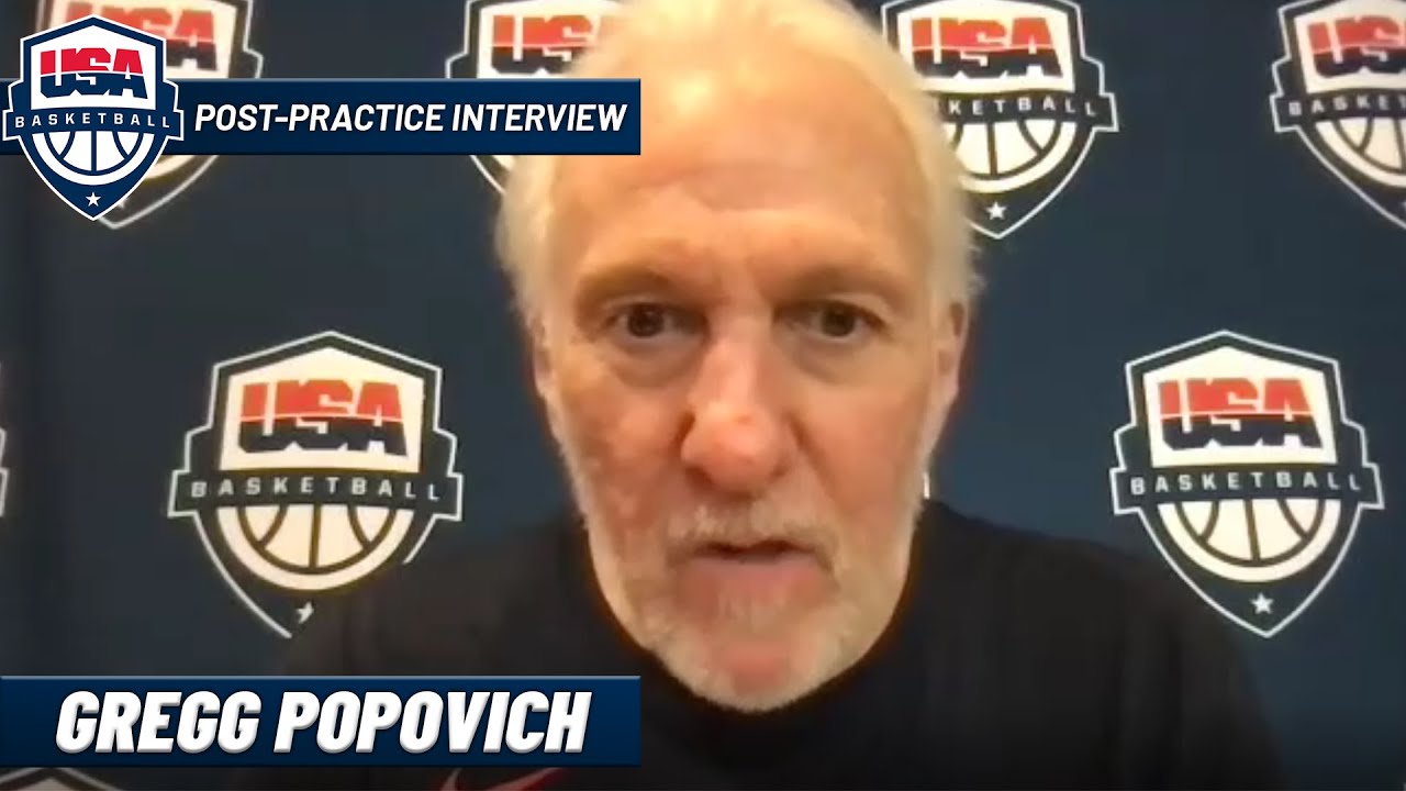 Gregg Popovich Team USA Post-Practice Interview | 7-9 - YouTube