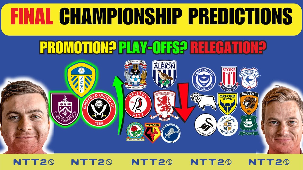 🏆 CHAMPIONSHIP RUN-IN: FINAL PREDICTIONS FOR PROMOTION, PLAYOFFS ...