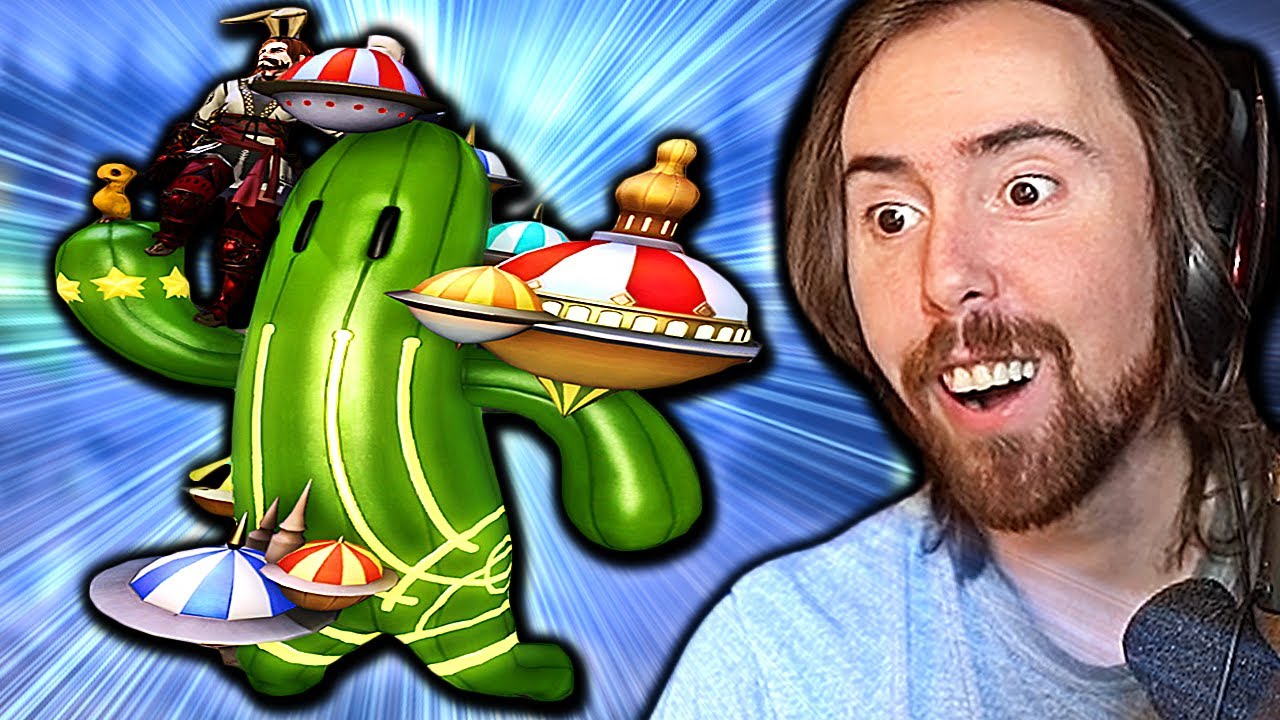 1 Month of FFXIV FARMING for This MOUNT! Asmongold Gets The Cactus ...